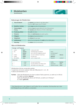 Formen Passiv mit Modalverb Passiv im Nebensatz