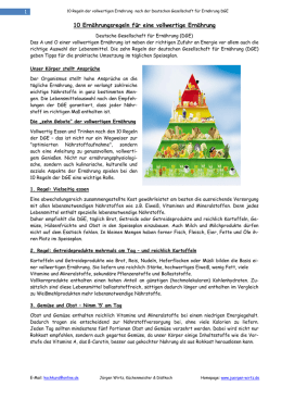 10 REGELN DER DGE - Therese-Giehse