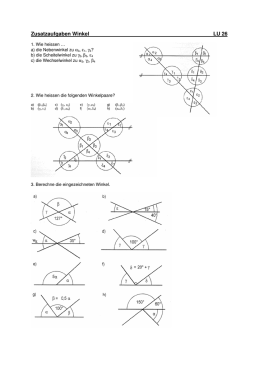 Winkelarten - mathe