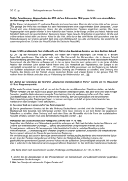 01 - Ziele der Parteien in der Weimarer Republik