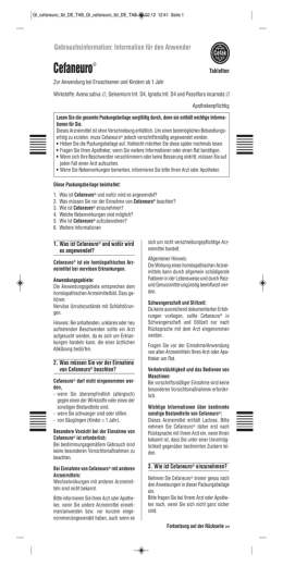 Information für Patienten Metagelan 500 mg