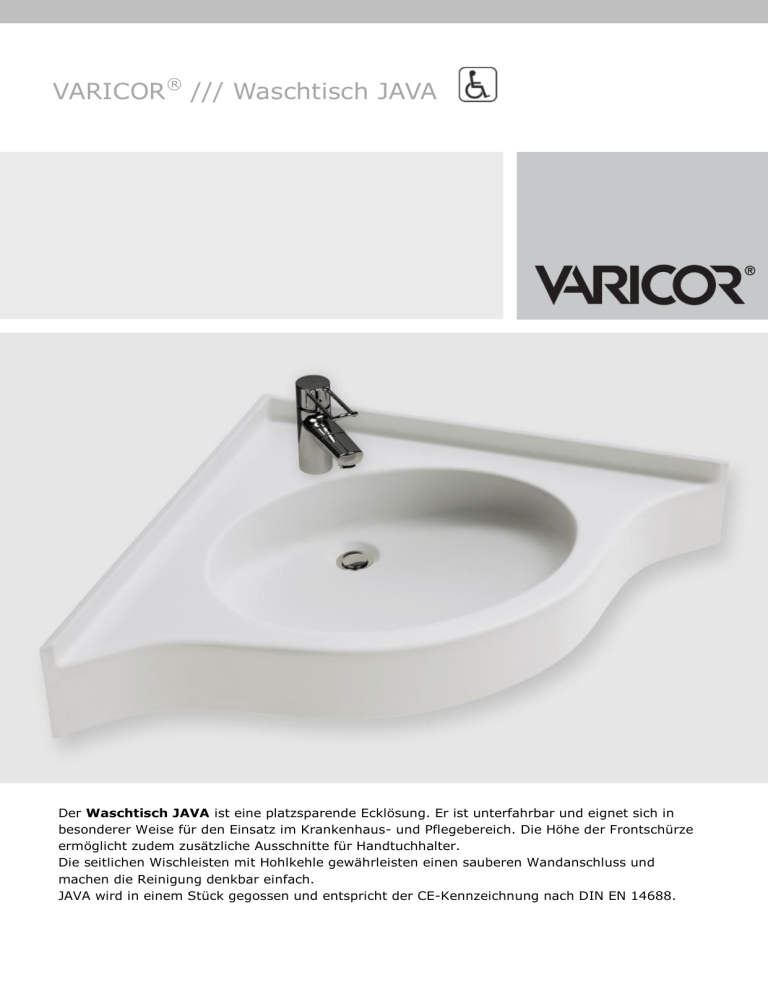 VARICOR® /// Waschtisch JAVA